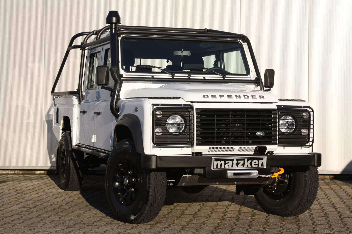 Matzker Suspension Kit Höherlegung Land Rover Defender 130 | Matzker ...